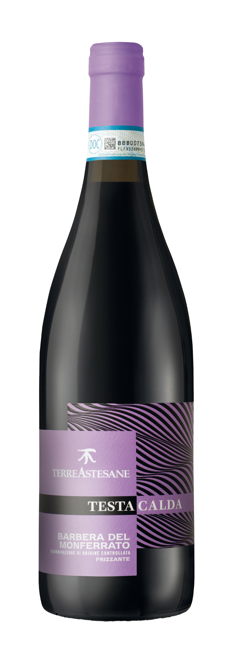 Terre Astesane BARBERA DEL MONFERRATO Doc FRIZZANTE TESTA CALDA 